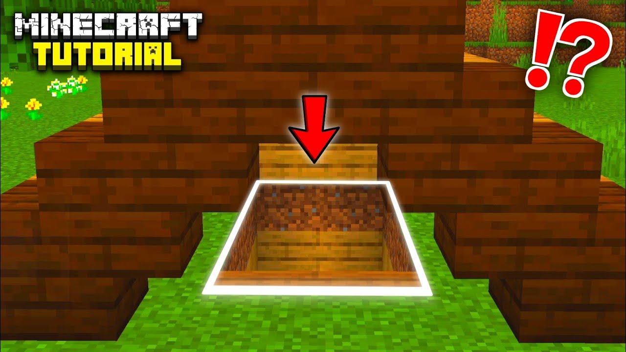 Minecraft: How To Build a Secret Base (Tutorial) - YouTube
