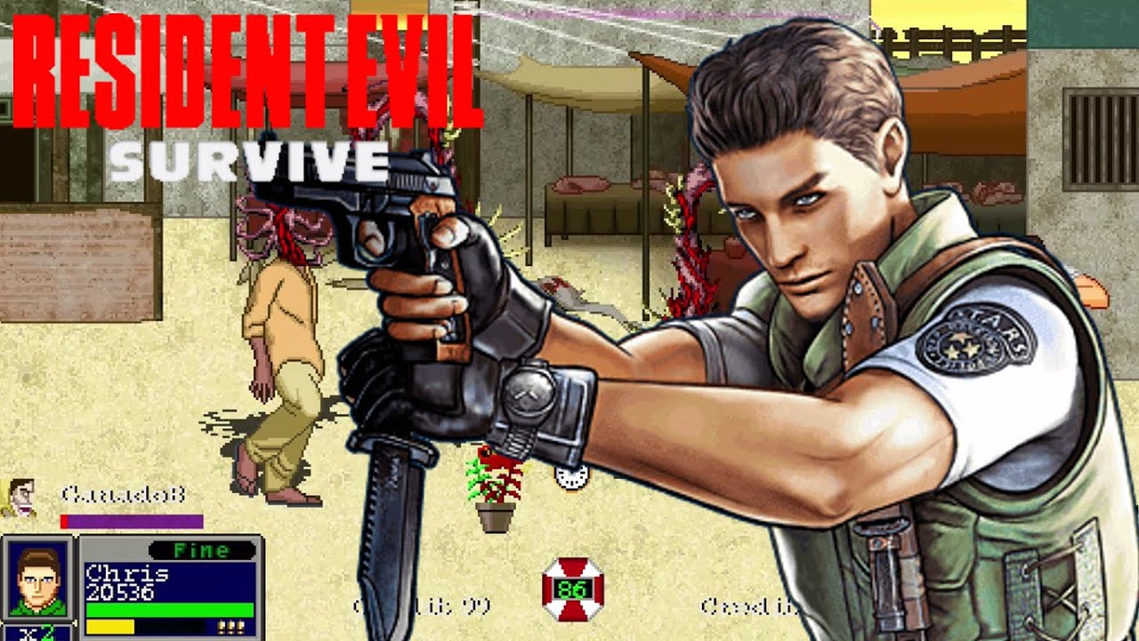 Chris at Kijuju - Resident Evil: Survive (Openbor game) - YouTube