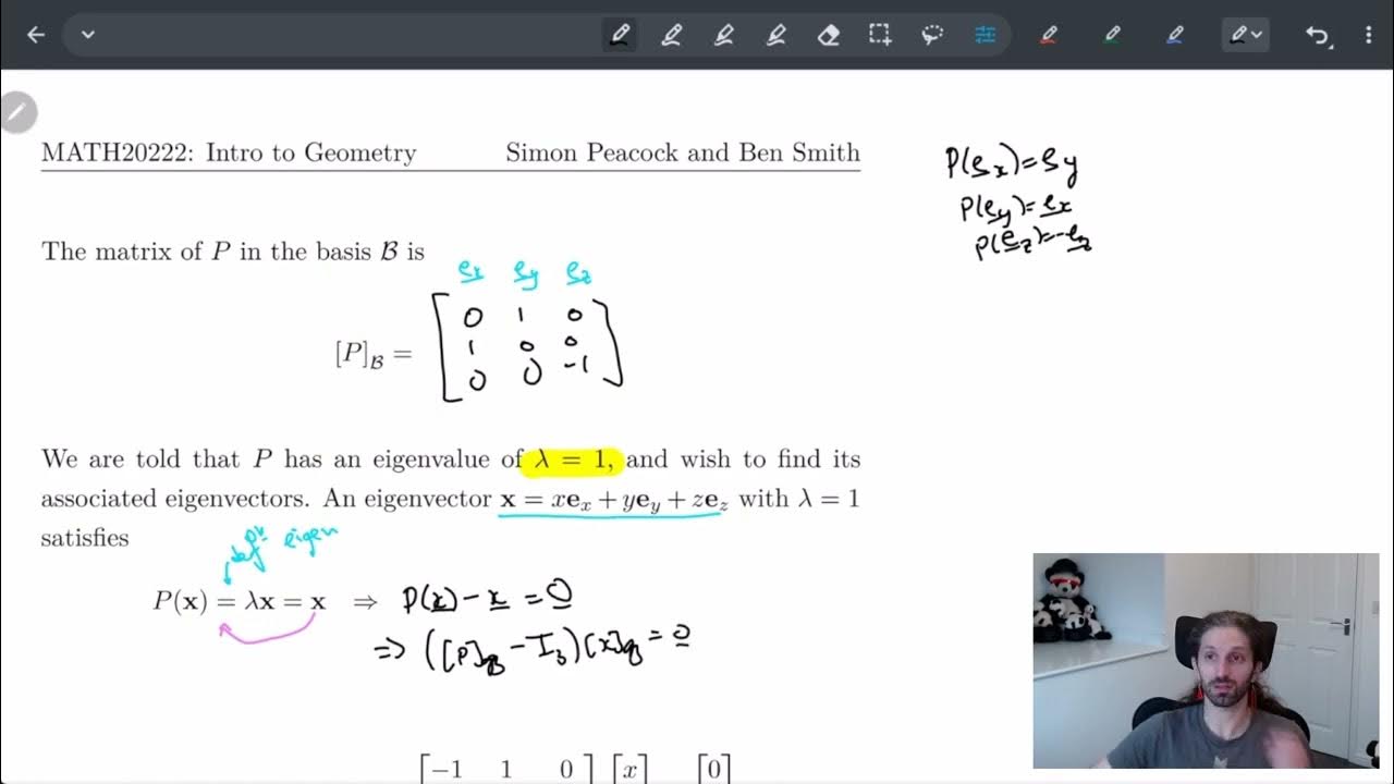 1.4.3 Eigenvalues and eigenvectors of linear operators | Part 2 - YouTube
