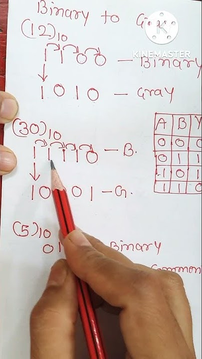 BINARY TO GRAY #shorts #digitalelectronics #computerscience #it#entc#ese #short - YouTube