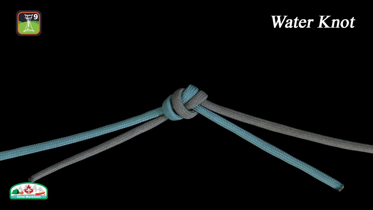Knotting 106 - Water Knot - YouTube