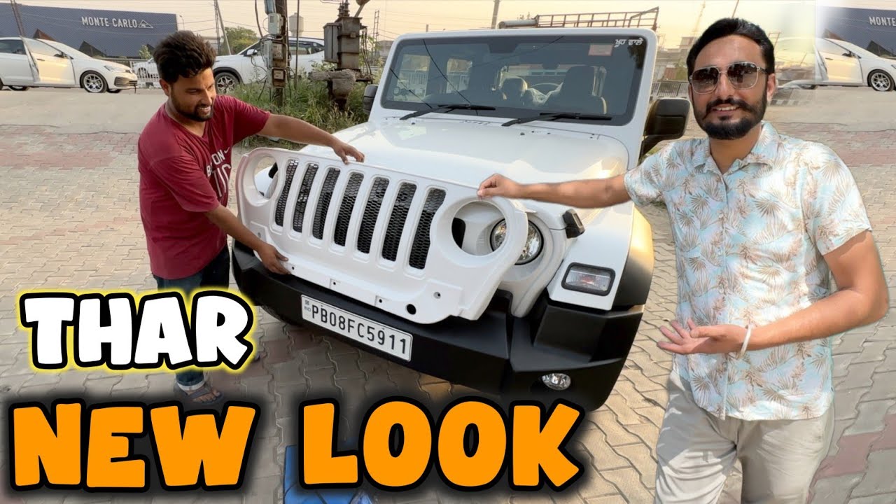 Thar modification Ludhiana te Mahindra New Thar base model review ...