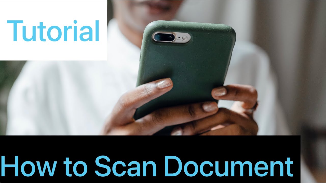 How to scan document with mobile. - YouTube