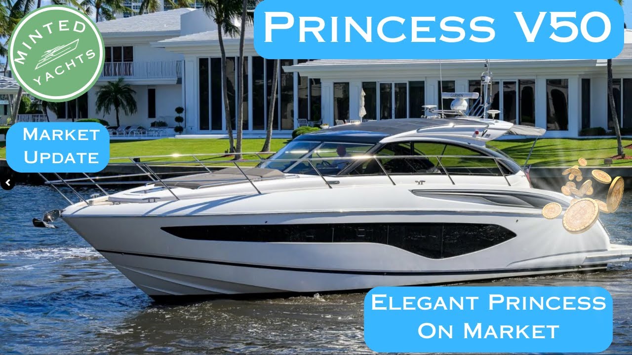 New-to-Market: Princess V50 Yacht: Explore the Luxurious Princess ...