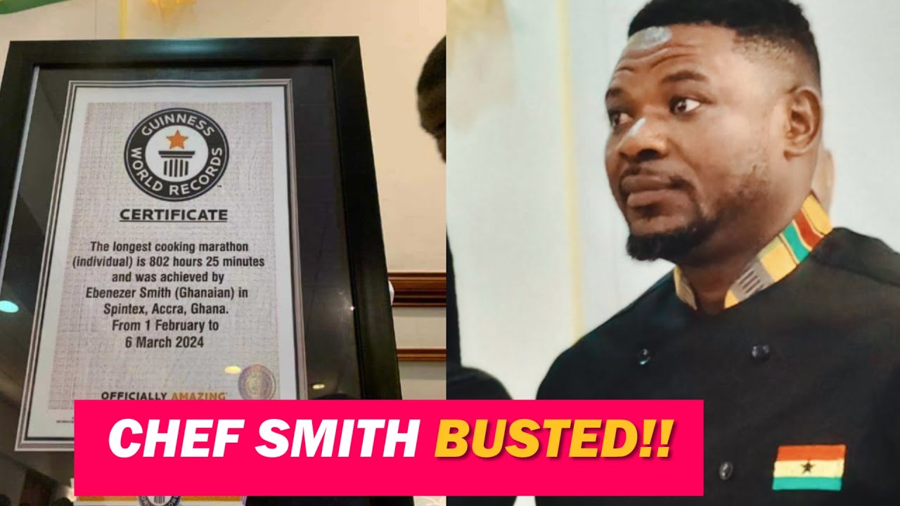 Chef "Smith" faked his Guinness world record certificate just to prove ...