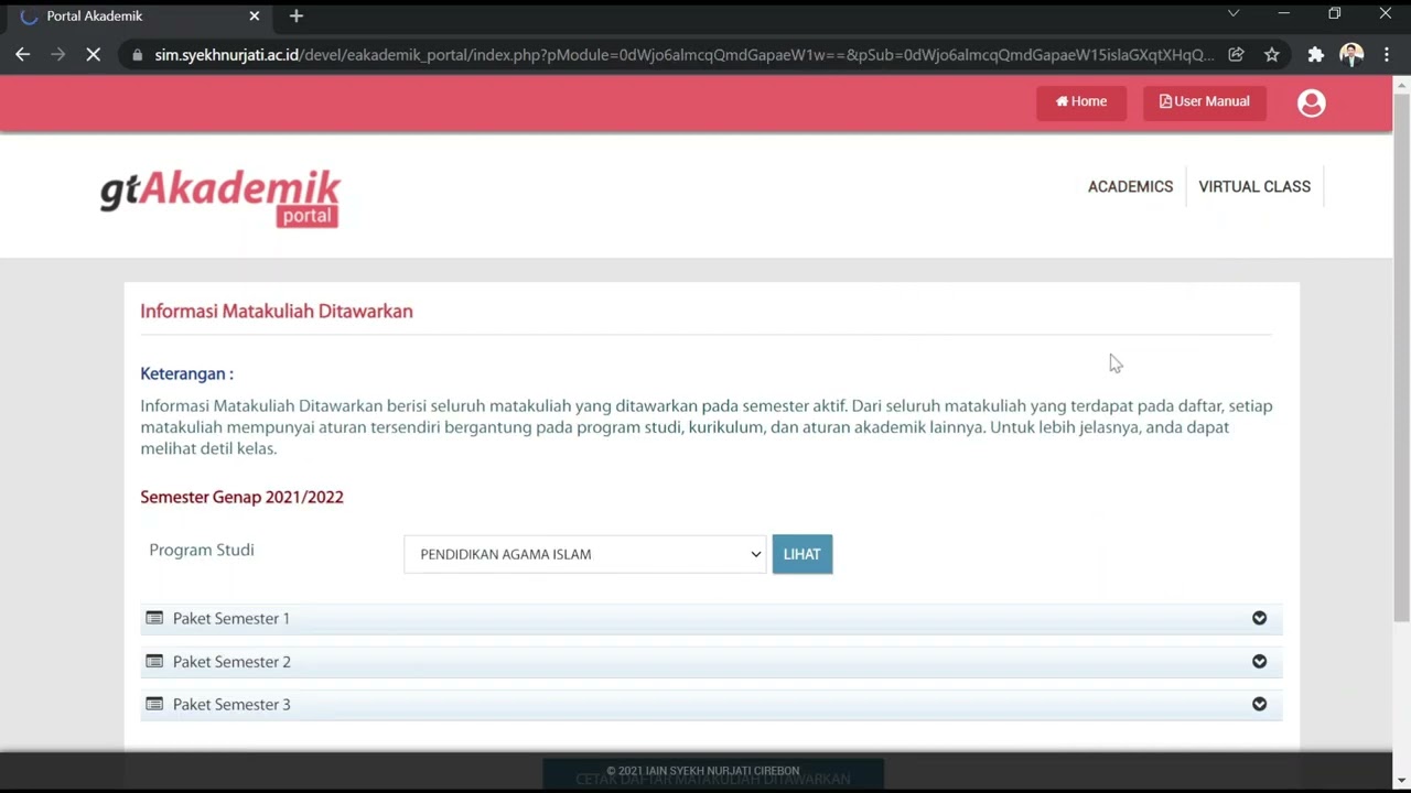 TUTORIAL KRS ONLINE | PORTAL AKADEMIK - YouTube