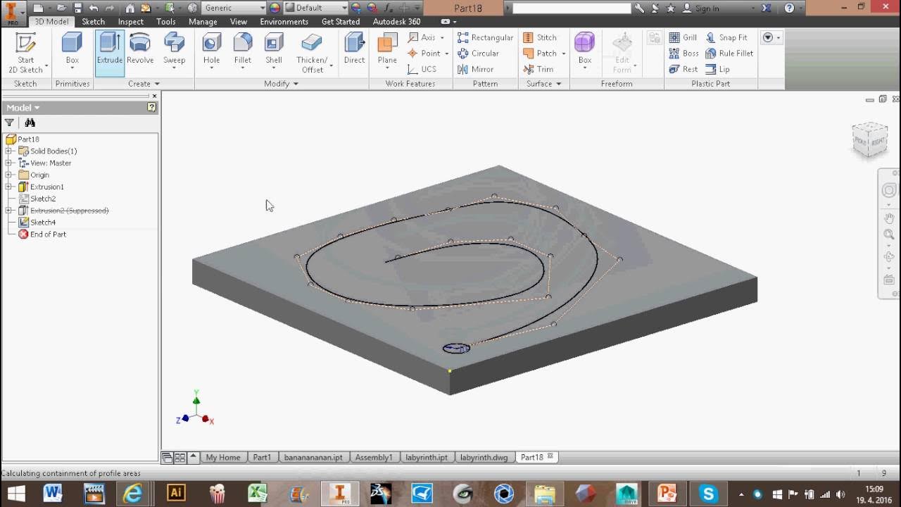 Inventor Tutorial Curve Driven Patterns - YouTube