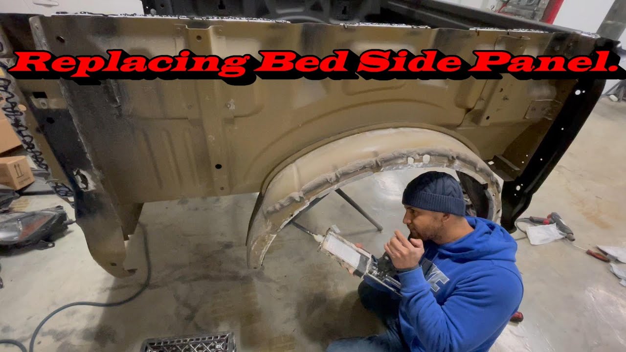 2020 Ford F-150 (Replacing bed Side Panel) - YouTube