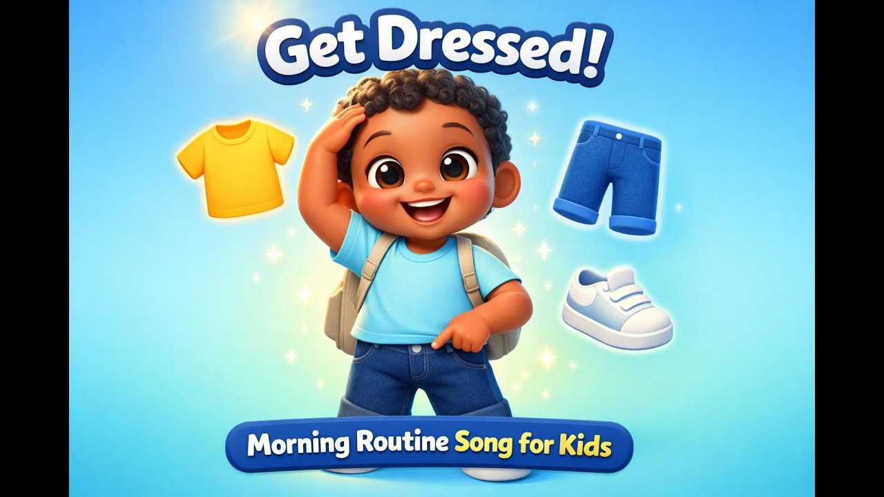 Toddler Morning Routine Song | Clothes & Getting Ready - YouTube