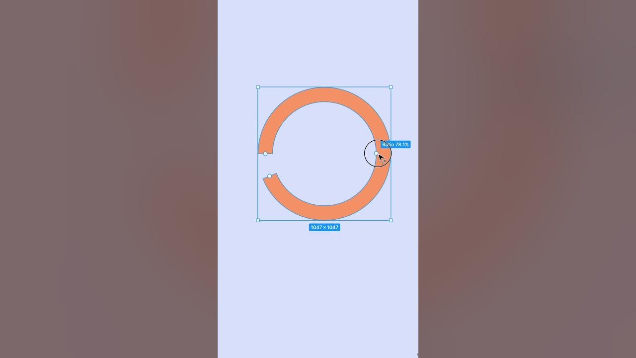 Figma tip: Create arcs, semi-circles & rings just using circles # ...