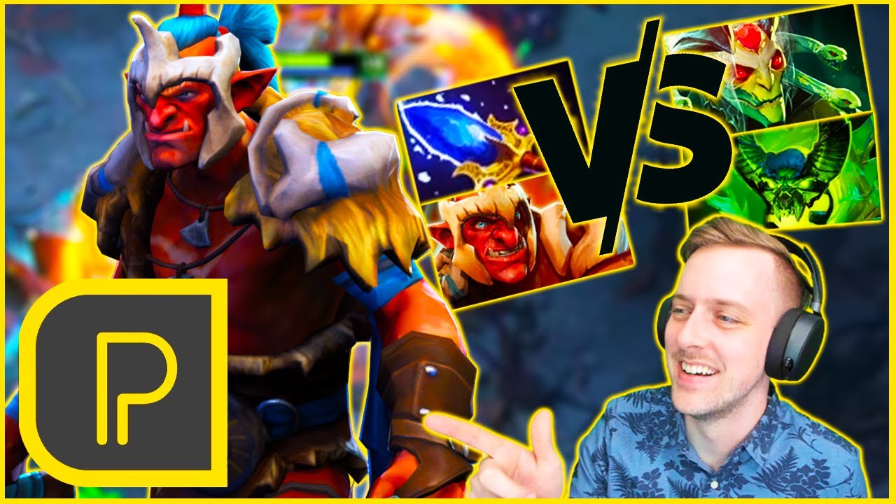 Troll Aghs vs 2 Nasty Heroes - Purge Troll Warlord - YouTube