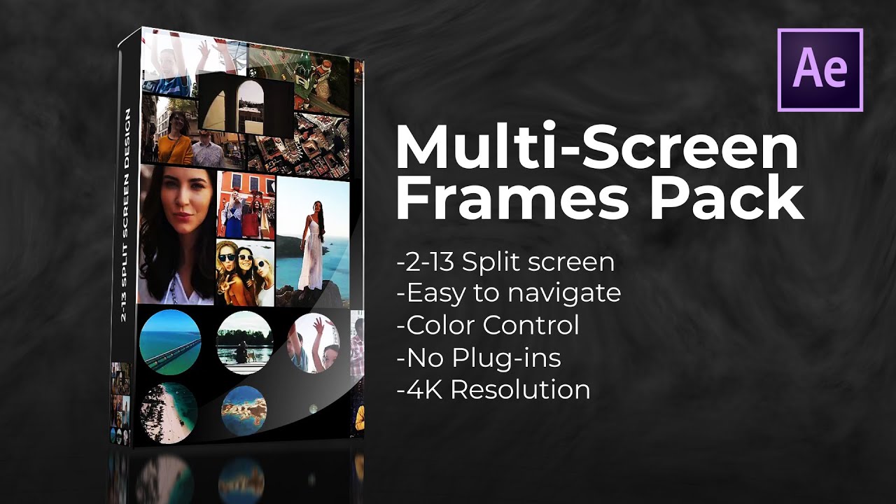 Multi Screen Frames Pack: (Motion gallery) Ae template - YouTube