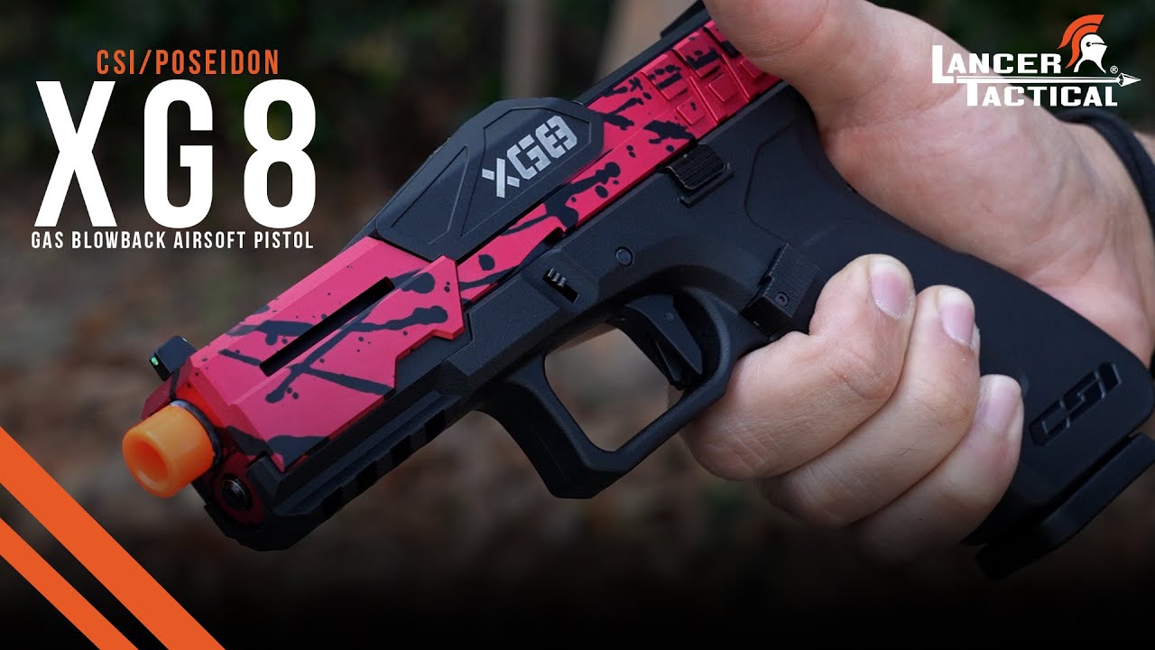 CSI/Poseidon XG8 Gas Blow Back Pistol Overview - YouTube