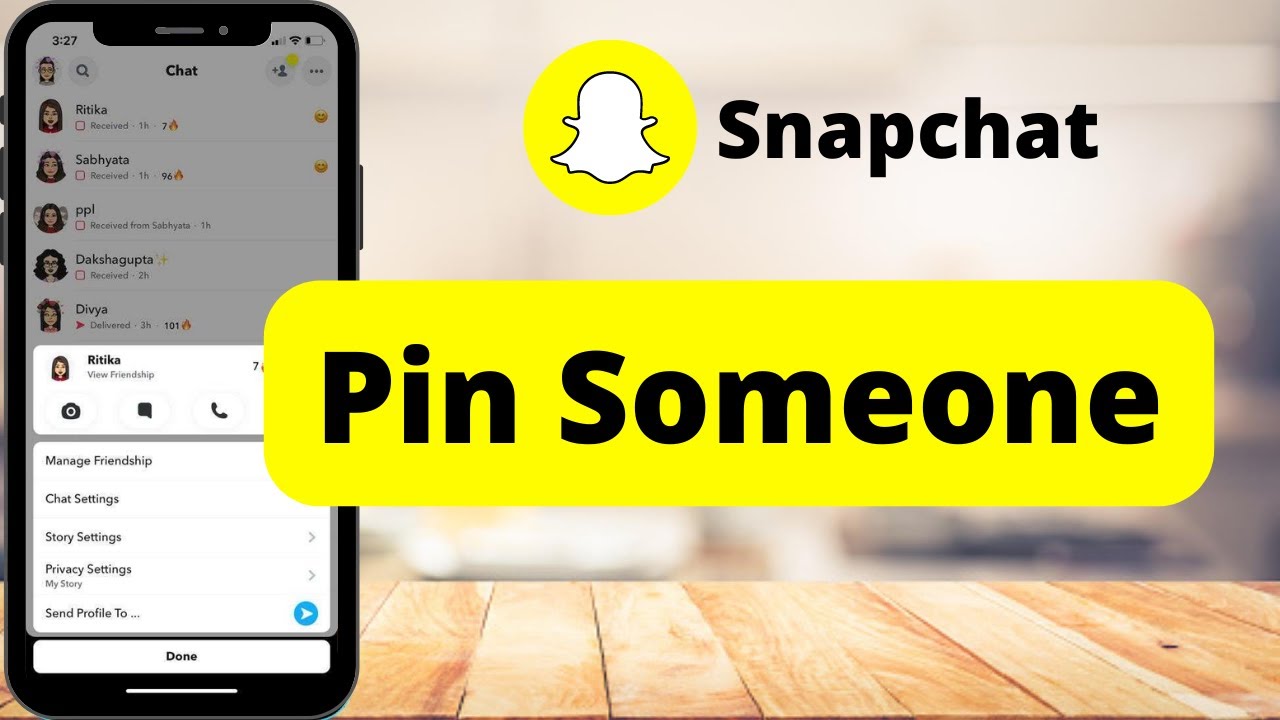 How to Pin Someone On Snapchat (Android Users) !! - YouTube