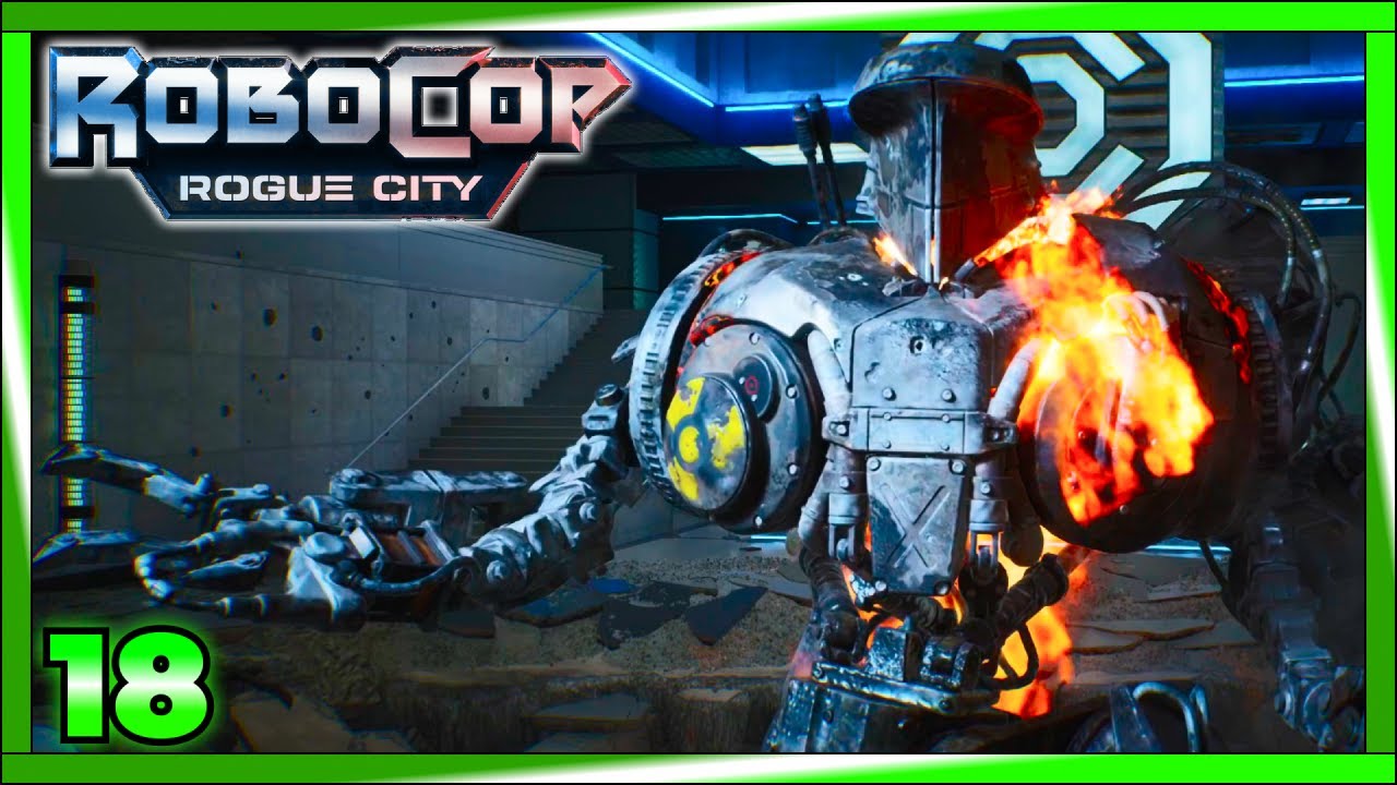 #18 RoboCop Rogue City - OLD MAN Final Battle - YouTube