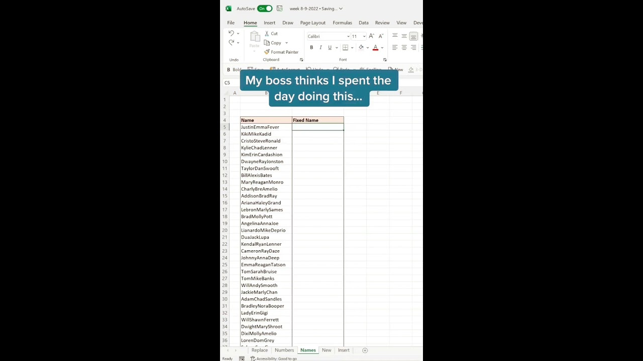 How To Insert Spaces Into A Text String Excel Guides shorts YouTube How To Insert Spaces Into A Text String Excel Guides shorts YouTube