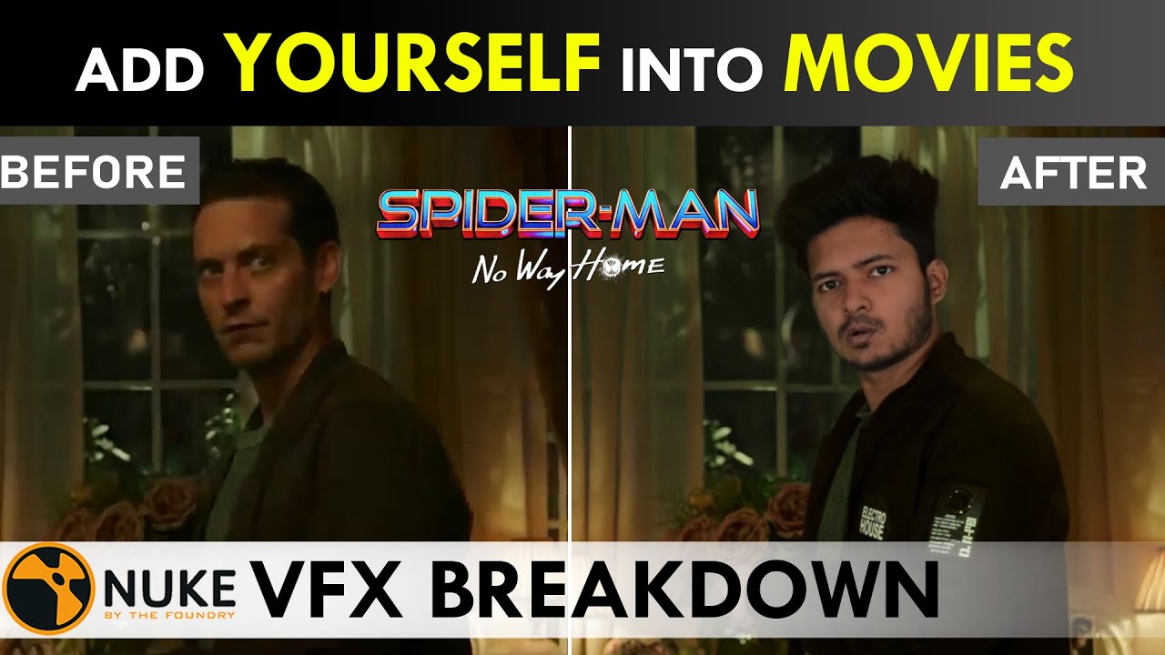 Nuke Compositing How to ADD YOURSELF Into Movies | VFX - YouTube