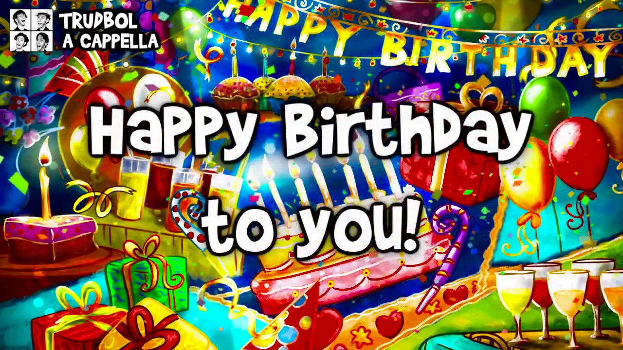 Happy Birthday song A Cappella Barbershop Quartet - YouTube