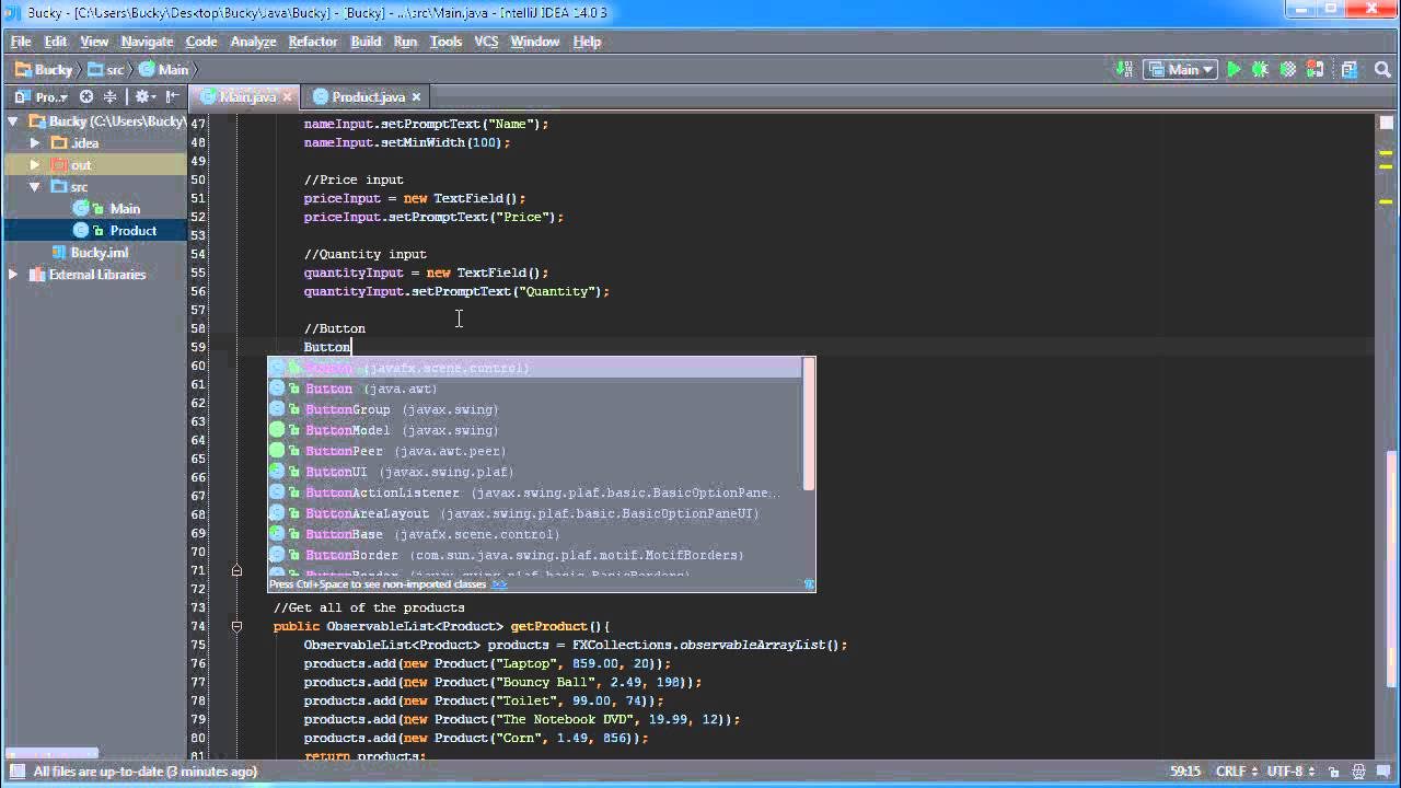 JavaFX Java GUI Tutorial - 19 - Editable Tables - YouTube