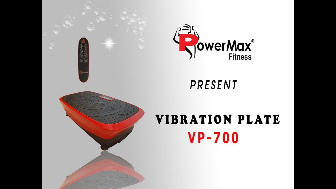 INDULGE VP-700 - 3D Vibration Plate by Powermax Fitness - YouTube