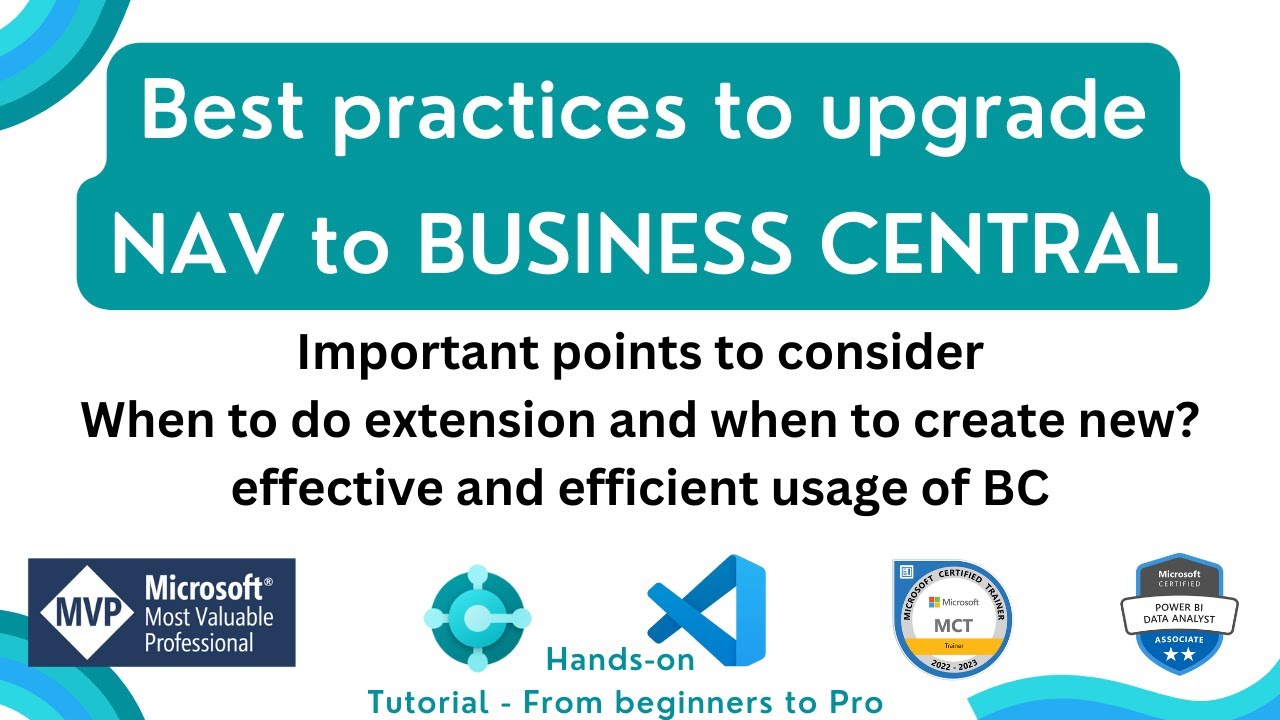 best practices to upgrade nav to bc | complete guidelines to upgrade ...