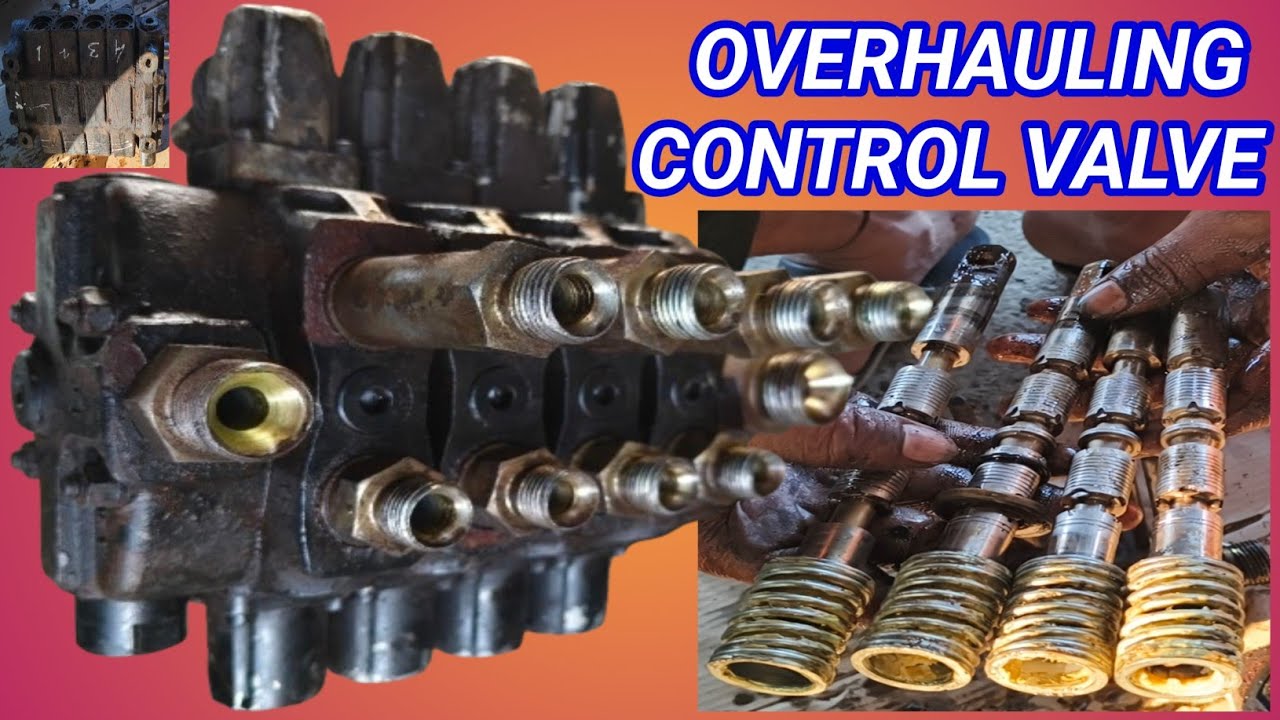 Overhaul Escorts Hydra Control Valve‼️ Hydraulic Control Valve Repair‼ ...