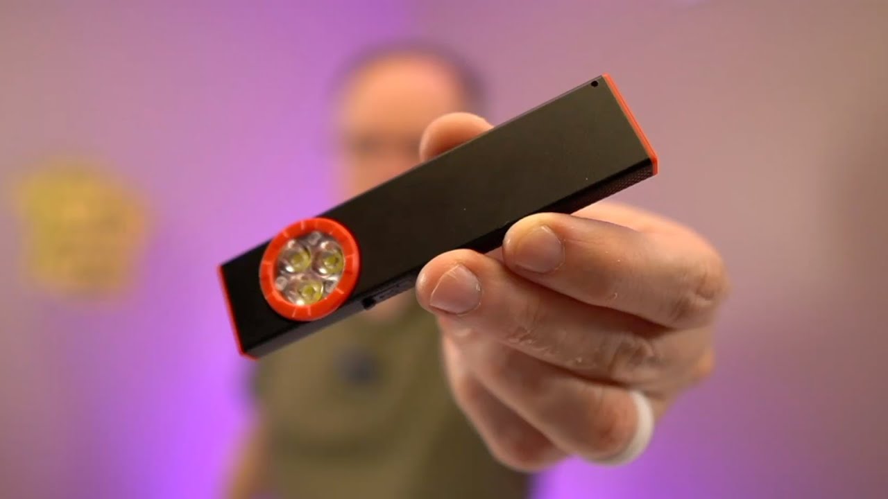 Pocket Flashlight, Rechargeable & Super Slim - YouTube