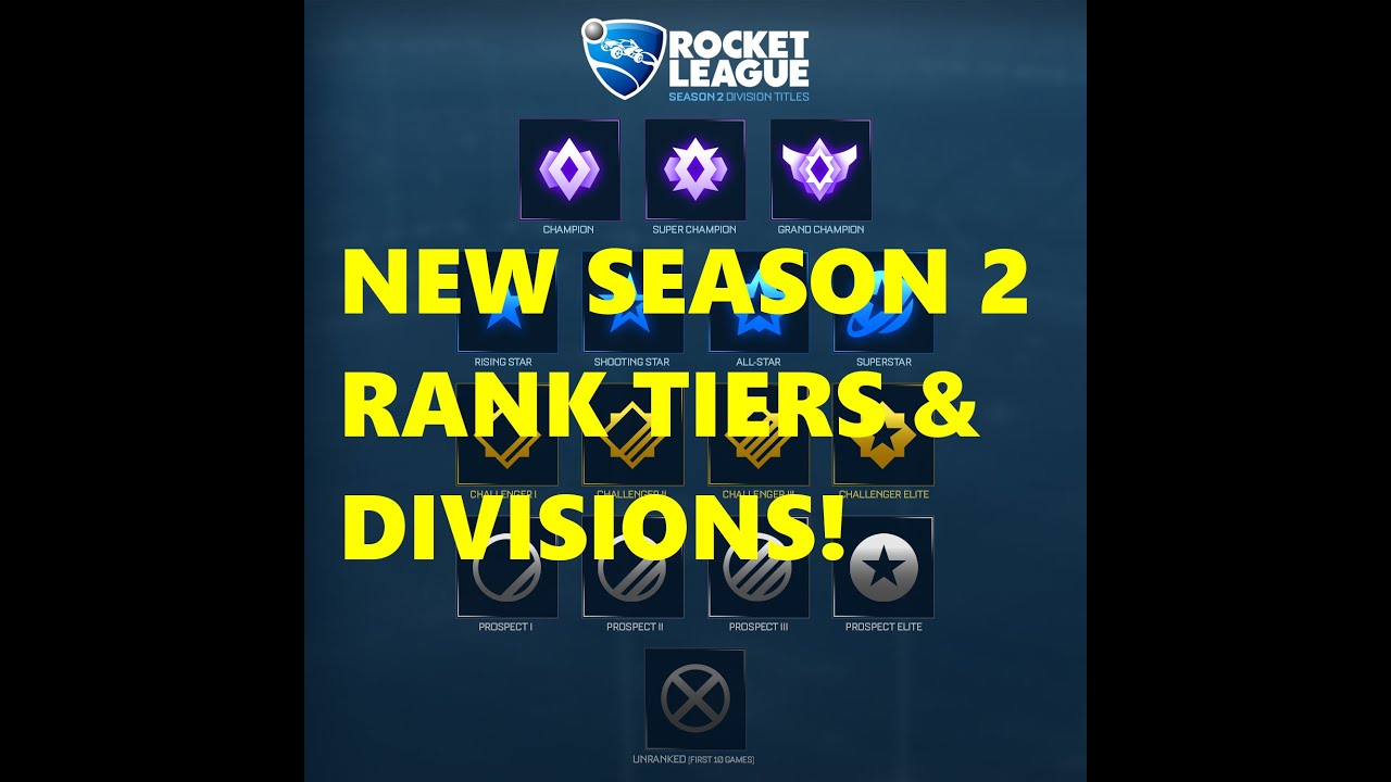 NEW SEASON 2 RANKS DIVISIONS In Rocket League February 2016 YouTube new-season-2-ranks-divisions-in-rocket-league-february-2016-youtube