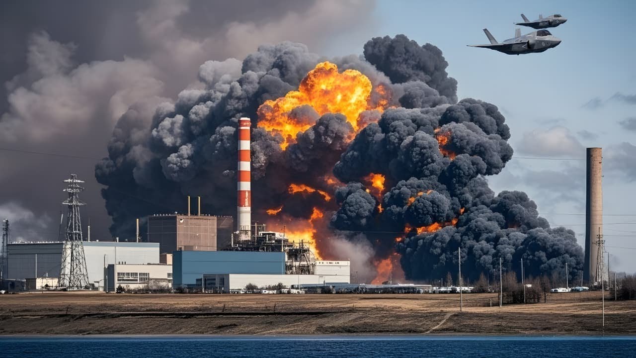 10 minute ago! Russian Arms Factory burned to the ground by F-16s ...