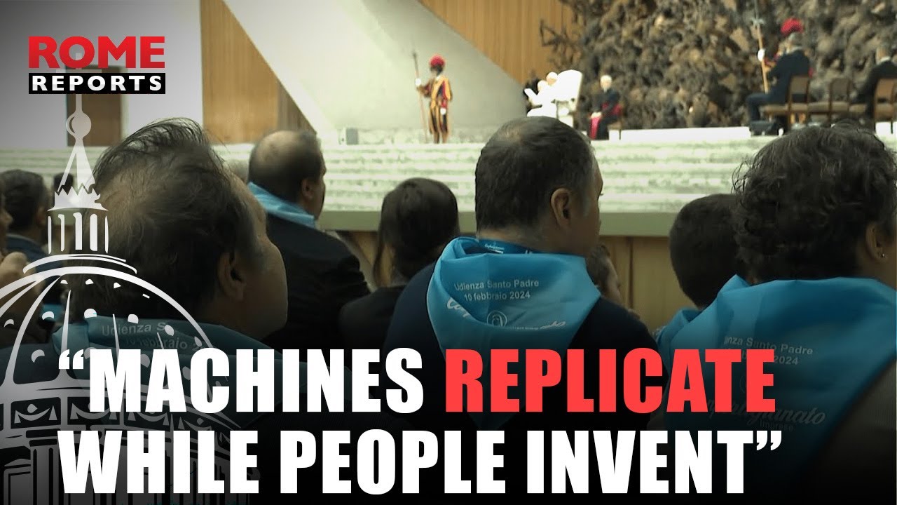 VATICAN | Pope Francis to artisans: “Machines replicate while people ...