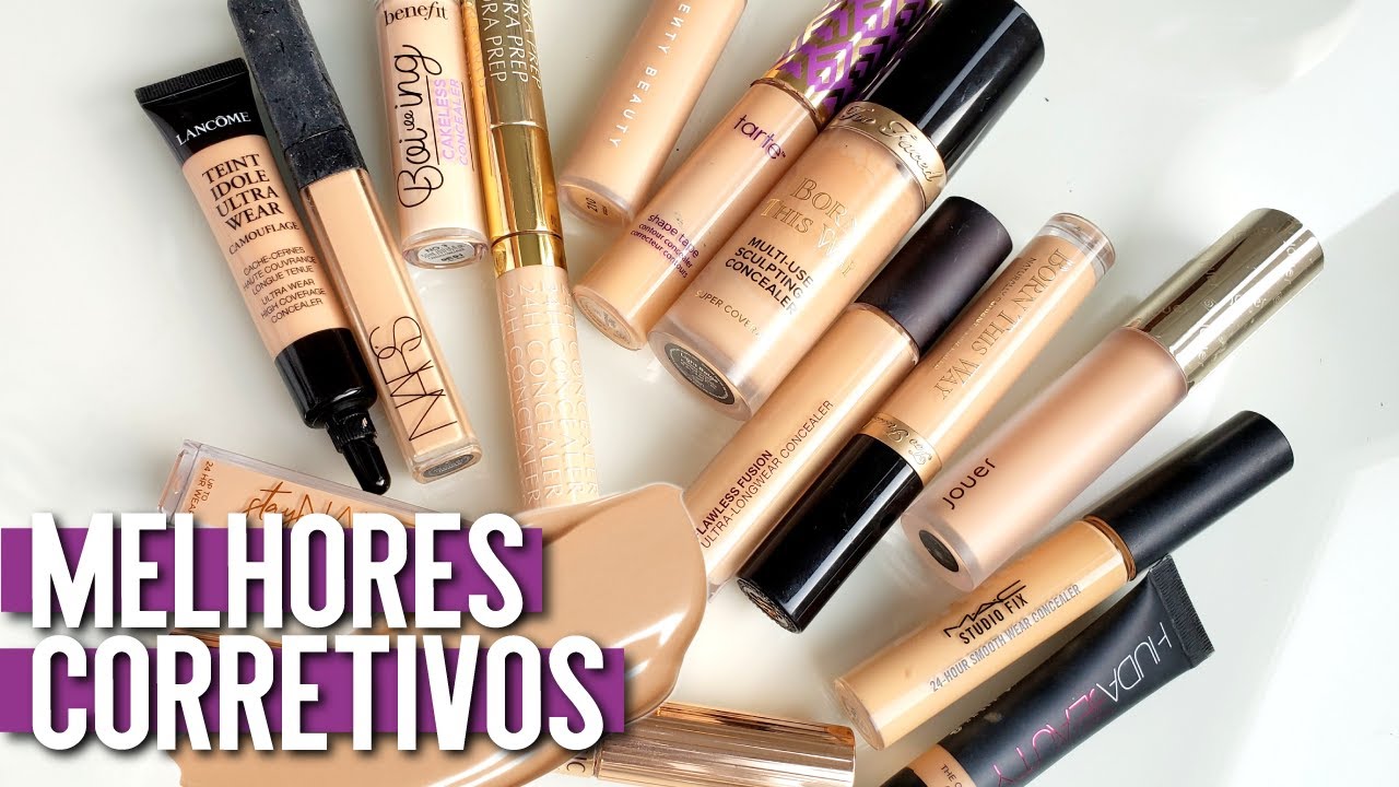 Melhores corretivos | mini resenhas corretivos famosos importados - YouTube