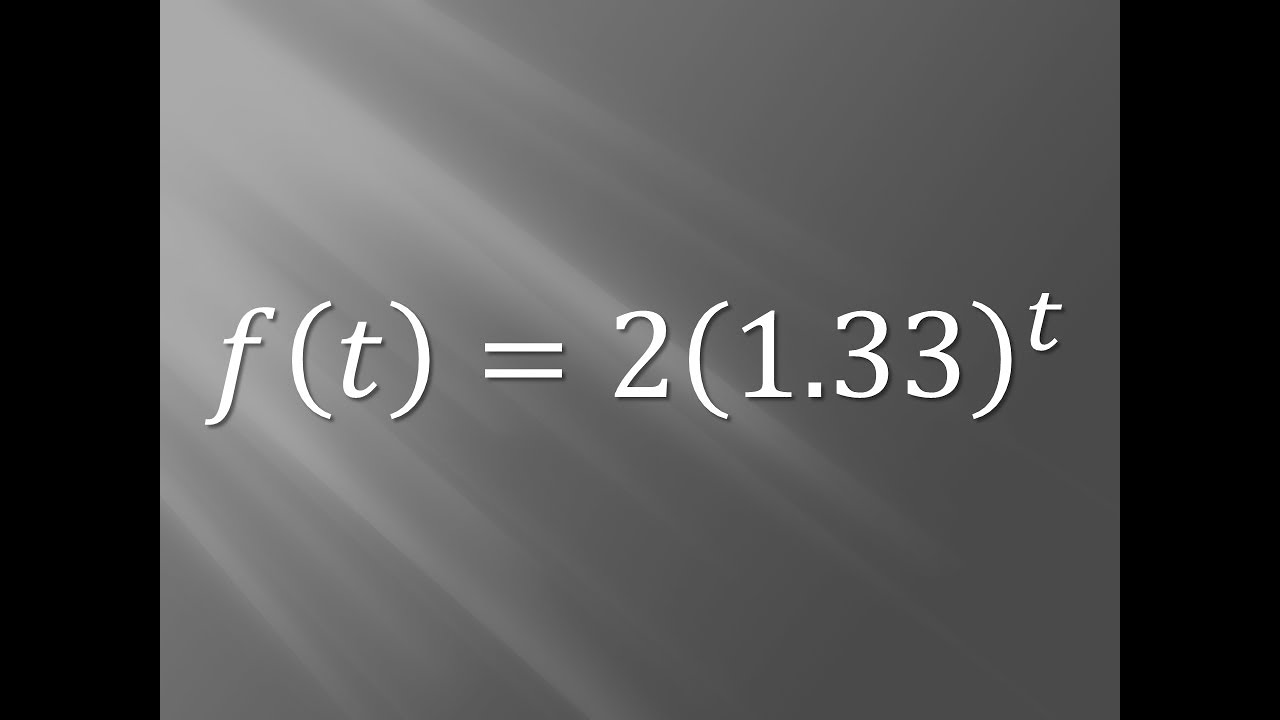Exponential Function Word Problem 1 YouTube exponential-function-word-problem-1-youtube