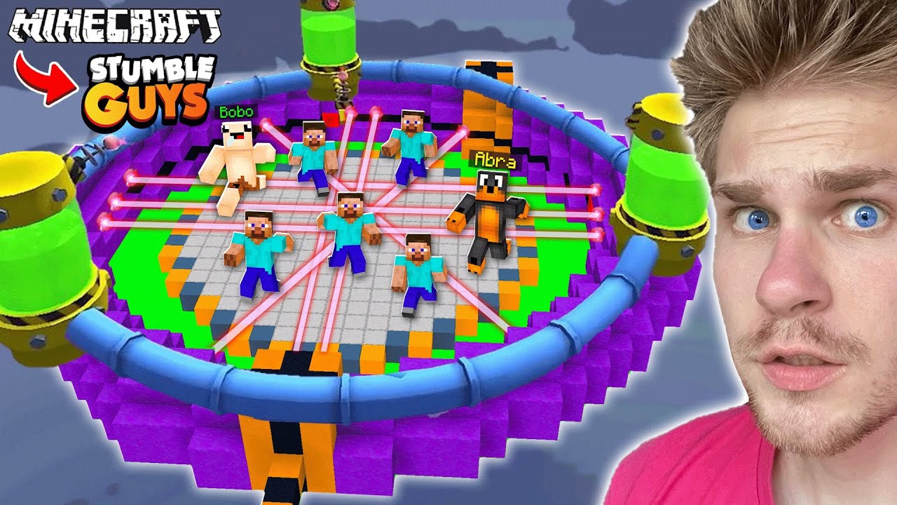STUMBLE GUYS w MINECRAFT z BOBO… 😱 (mega śmieszne) - YouTube