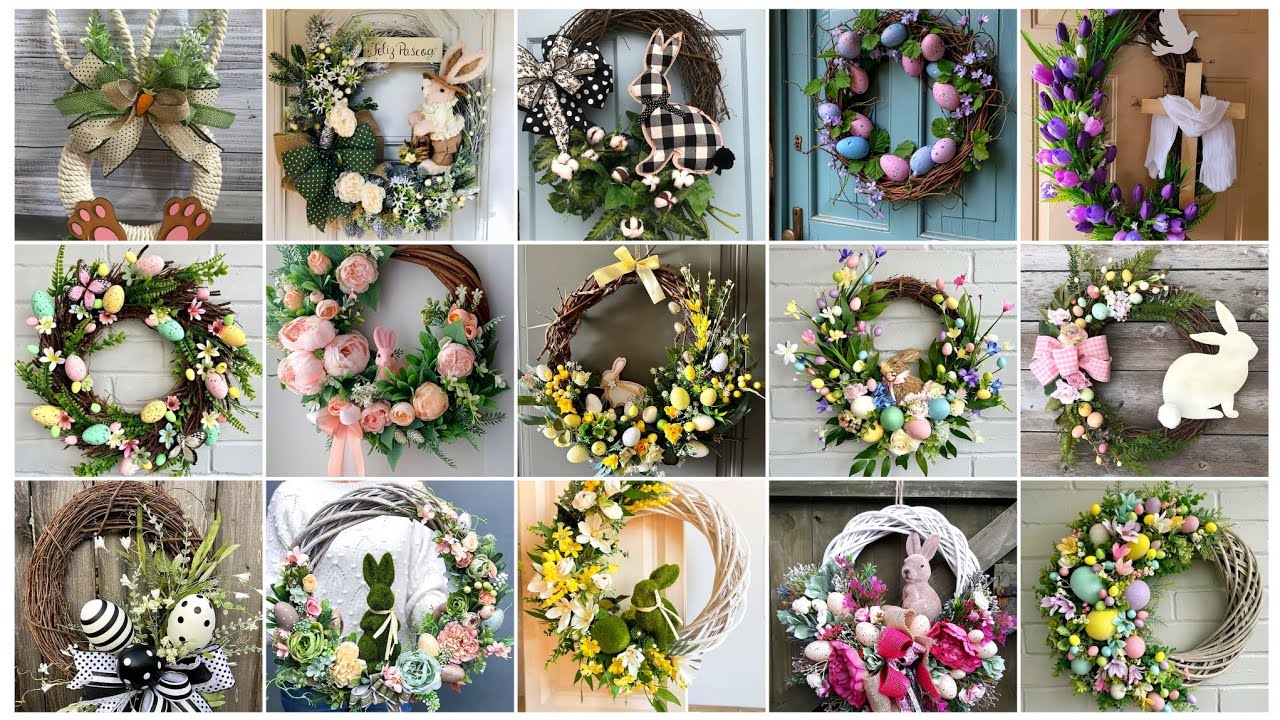 60+New Easter Spring Fresh Flowers Wreaths Design That increase Your ...