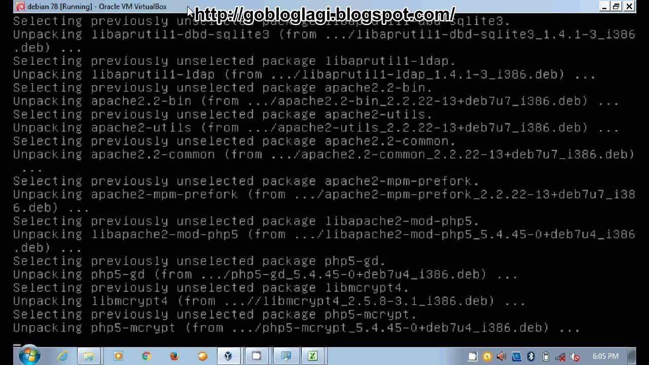 Linux Debian Wheezy 7.8 : SETUP WEB SERVER - YouTube