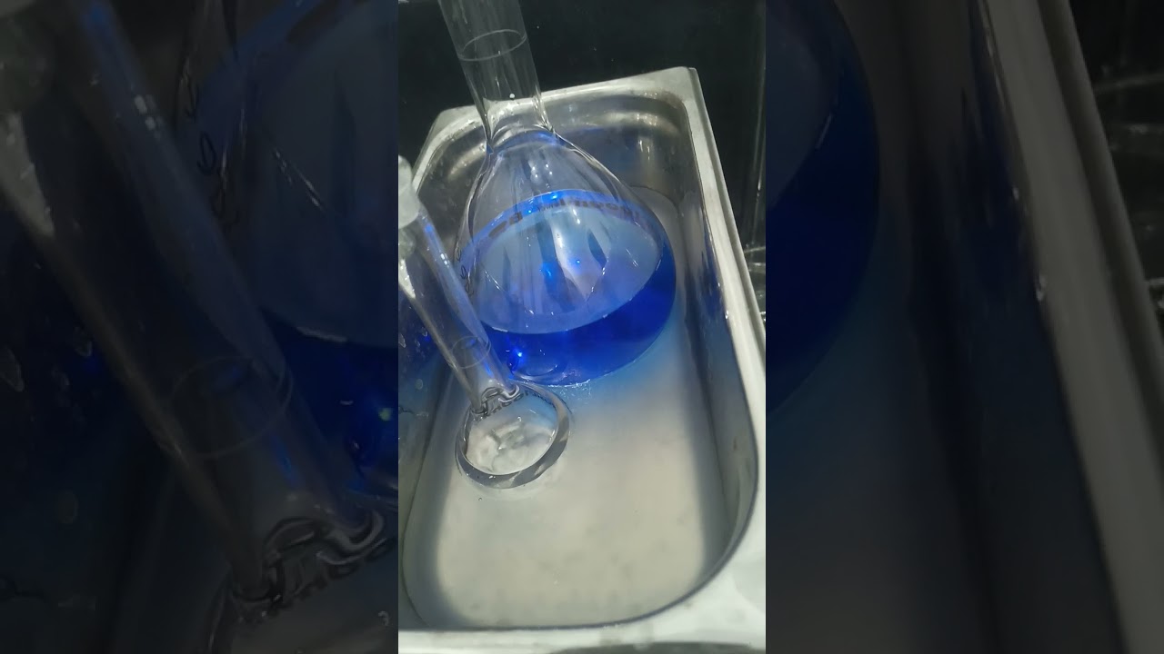 Sonication of solutions in sonicator#chemistry#shorts - YouTube