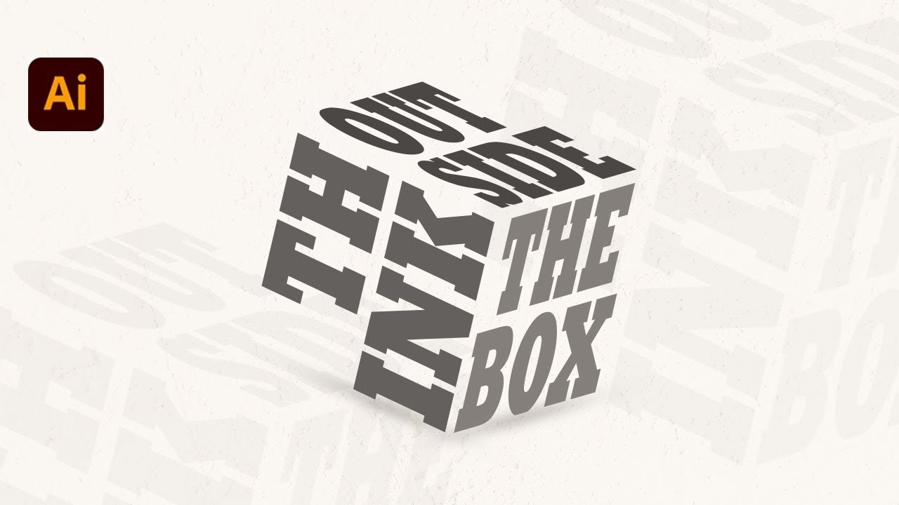 How To Make Cube Text Effect In Illustrator Illustrator Tutorials How To Make Cube Text Effect In Illustrator Illustrator Tutorials