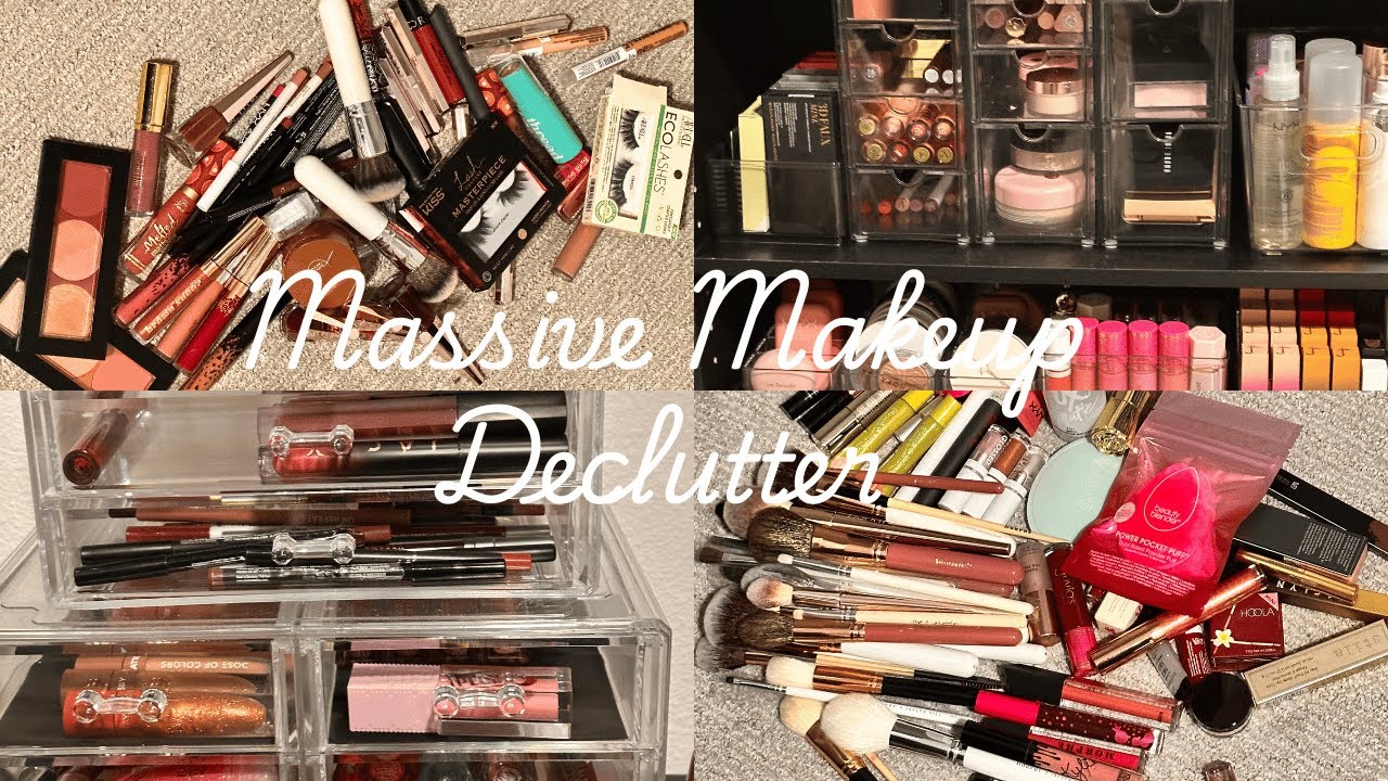 First ***Massive***Makeup Declutter of 2025 - YouTube