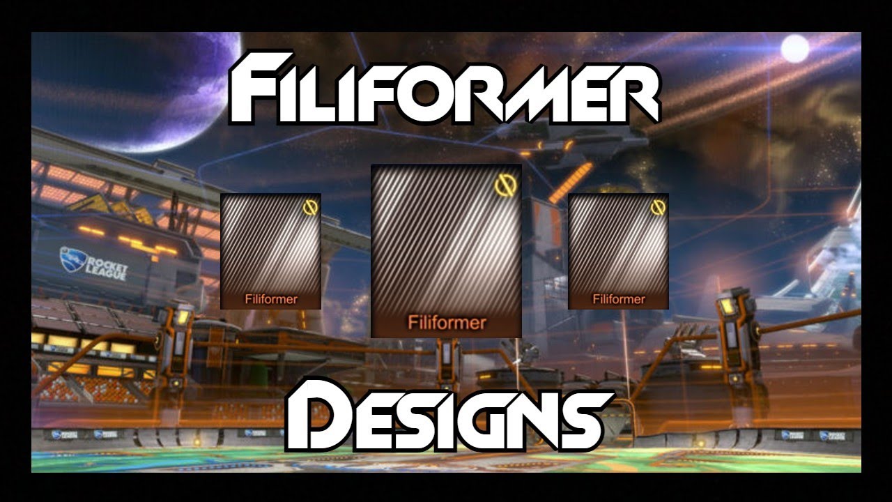 Rocket League: *Filiformer Designs* - YouTube