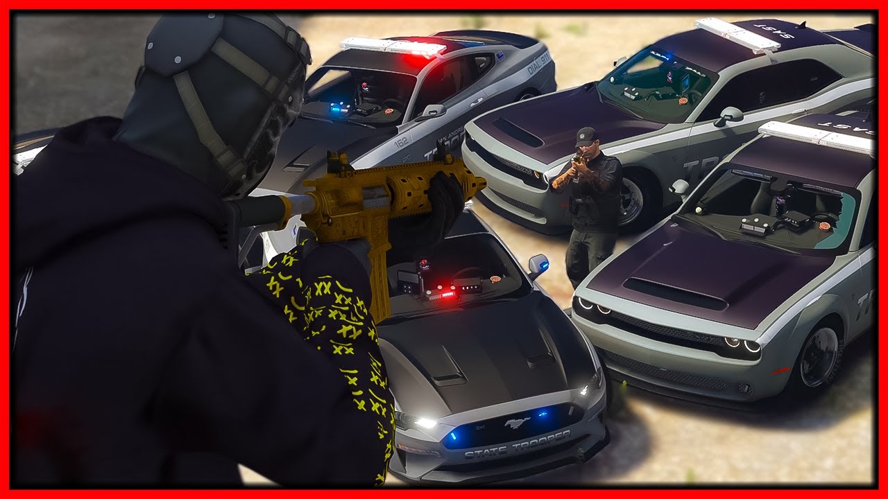 GTA 5 Roleplay - setting up secret ambush for cops | RedlineRP - YouTube