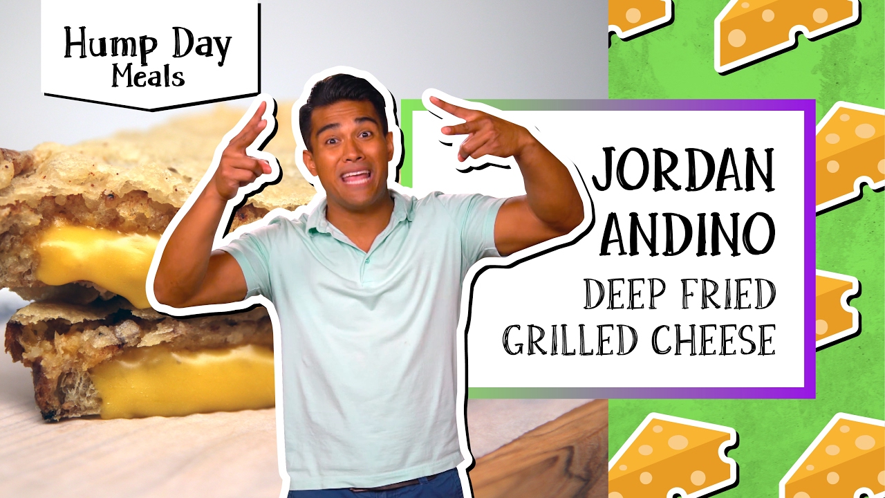 Deep Fried Grilled Cheese l Hump Day Meals-Jordan Andino - YouTube
