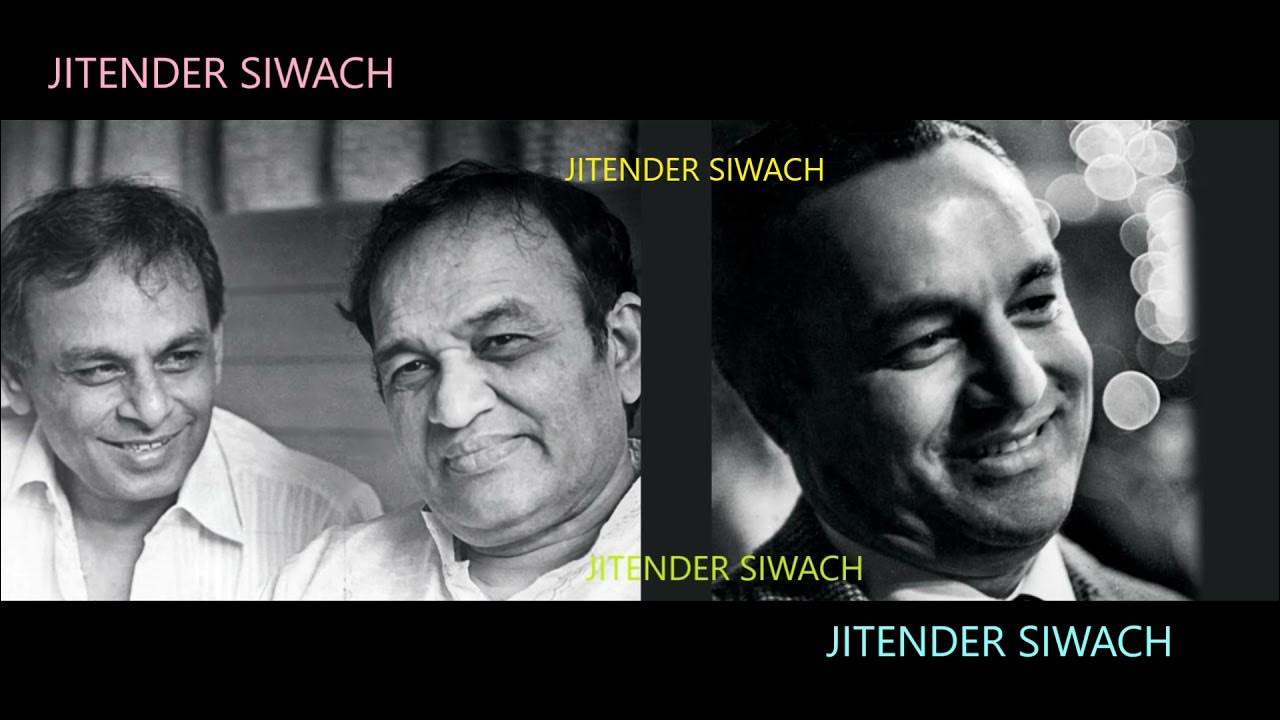 NAINA HAI JADOO BHARE- MUKESH- FILM- BEDARD ZAMANA KYA JANE(1959) A ...