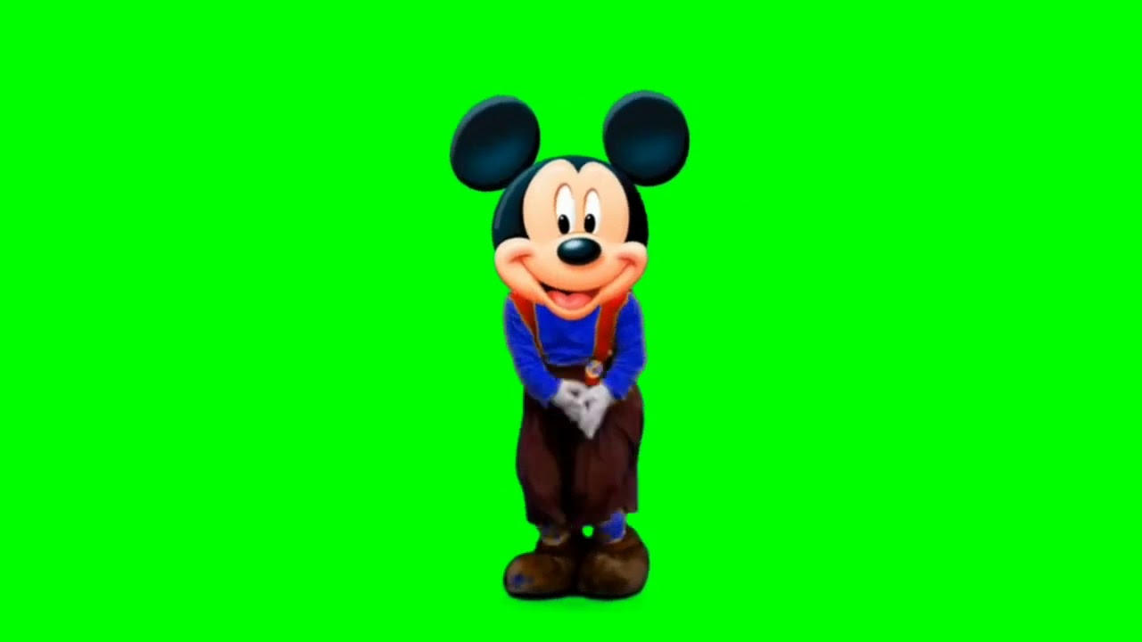 green screen micky mouse video|| micky mouse dancing || - YouTube