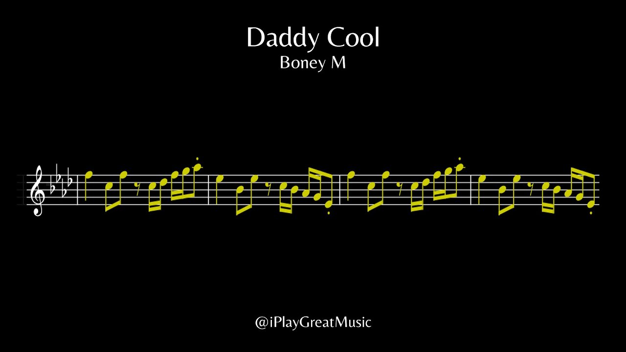 Daddy Cool - Boney M - Transcription - YouTube