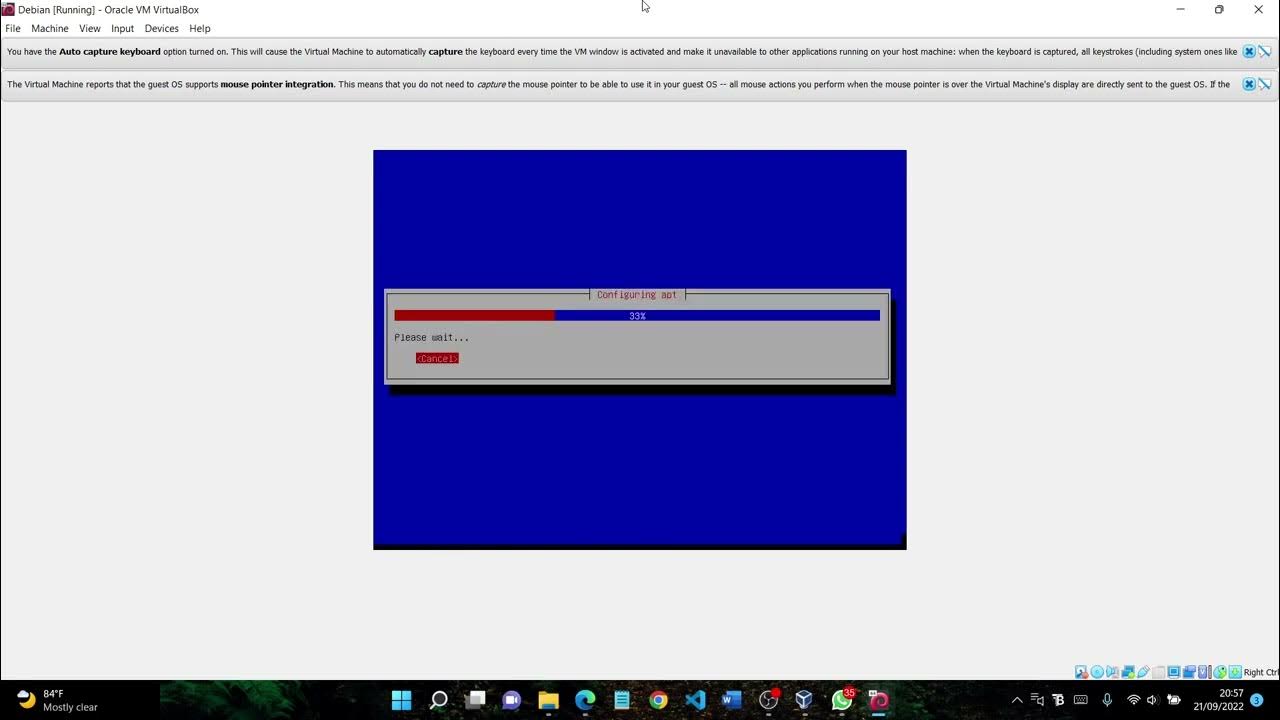 Installing Operating System Debian Server - YouTube