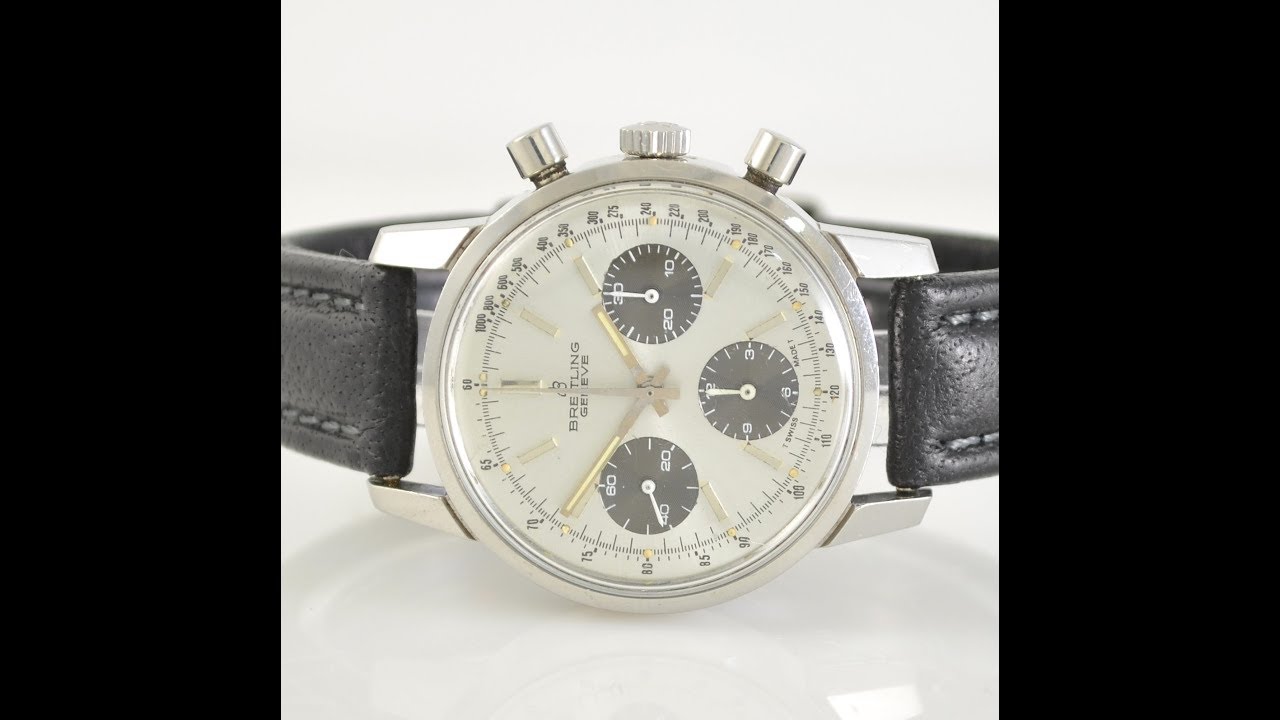 Breitling vintage chronograph reference 815 - YouTube
