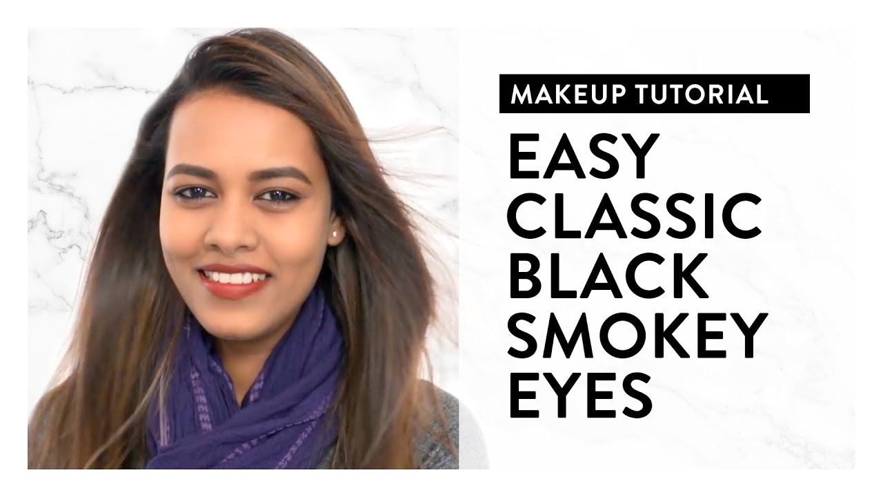 Classic Black Smokey Eye Makeup Tutorial Using Kajal | MyGlamm - YouTube