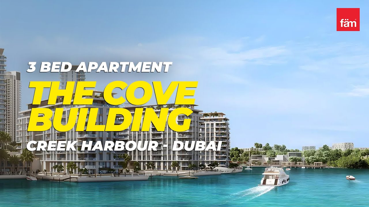 Amazing 3 Bed Apartment in The Cove Building 2, Dubai Creek Harbour ...