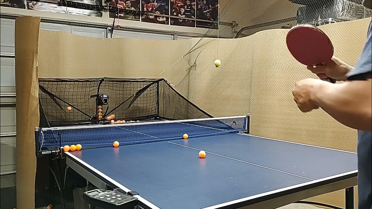Table Tennis robot/machine training. Part 2 - YouTube
