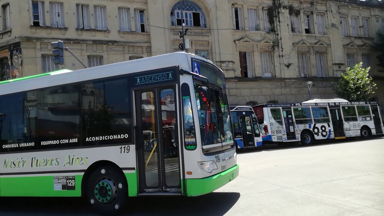 Línea 129 PUMA D12 en Plaza Once - YouTube